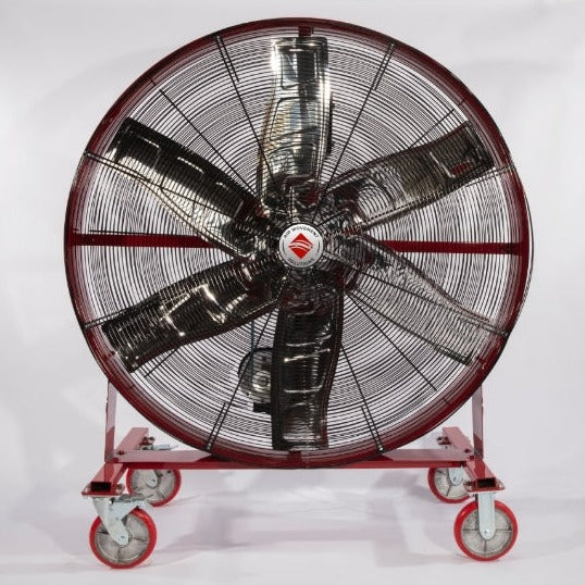 AMS AirMobile Industrial-Grade Portable Fan | Clean Burn Industrial Fan ...
