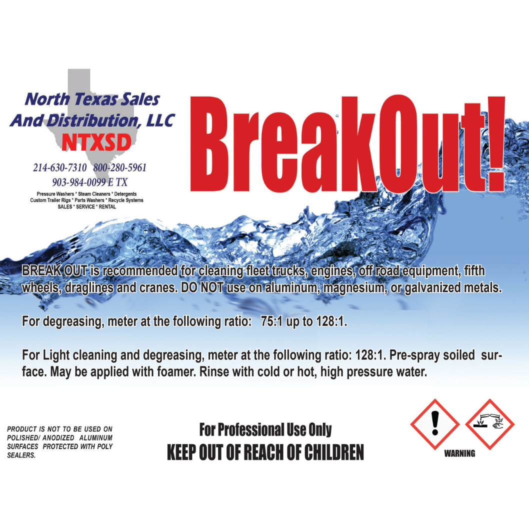 Breakout! - Light Cleaning & Degreasing Pressure Washer Detergent ...