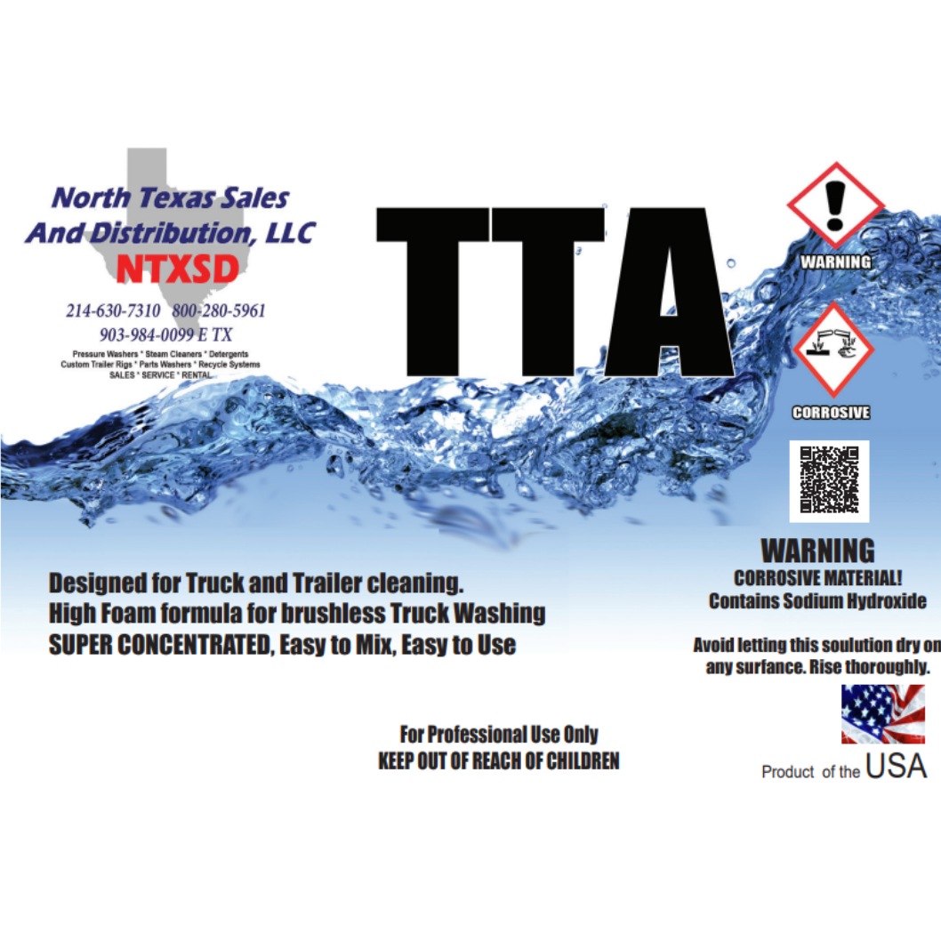 TTA Roadway Cleaner - Truck & Trailer Soap | NTXSD Pressure Washer ...