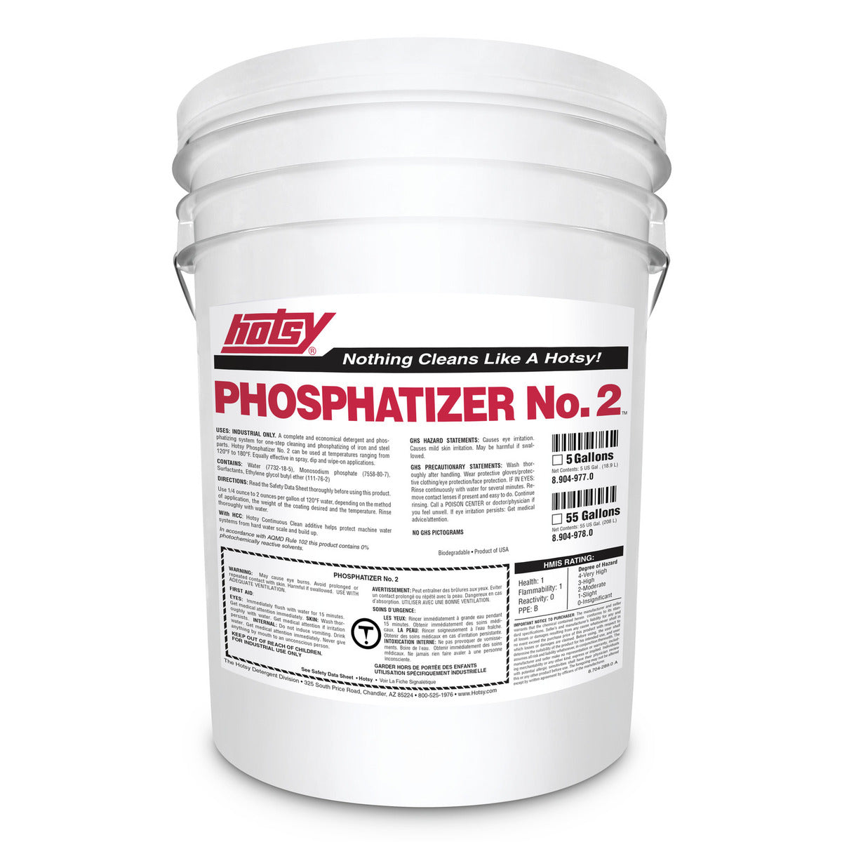 Phosphatizer No. 2 - Phosphatizing of Iron and Steel Parts | Hotsy ...
