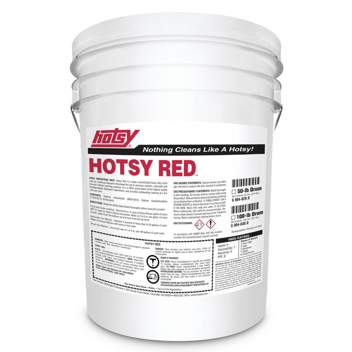 Hotsy Red Vehicle Wash | Hotsy Pressure Washer Detergent – NorTex Sales ...